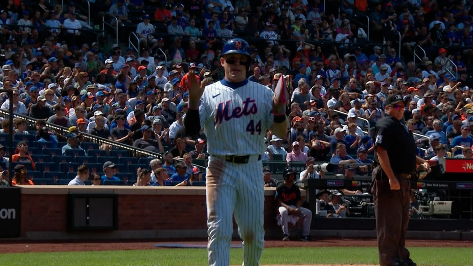 Mets score on a fielder's choice | 08/21/2024 | New York Mets