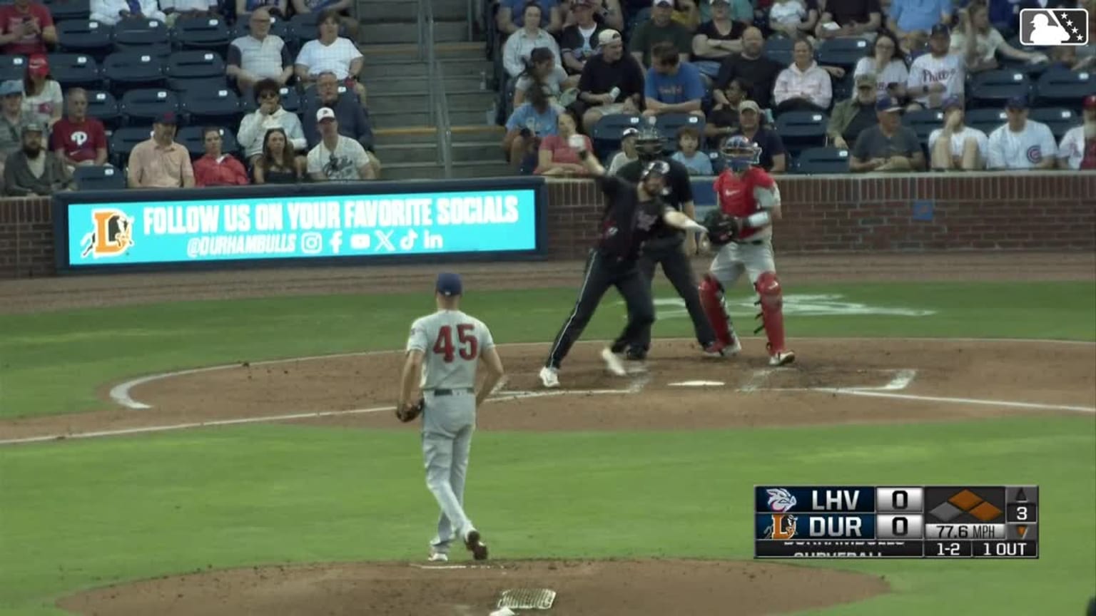 Zack Wheeler strikes out Gavin Lux | 04/04/2026 | Tampa Bay Rays