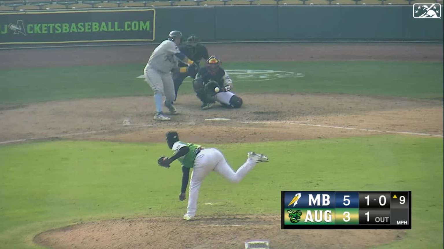Ballesteros' two run double for Single-A Myrtle Beach | 06/11/2023 ...