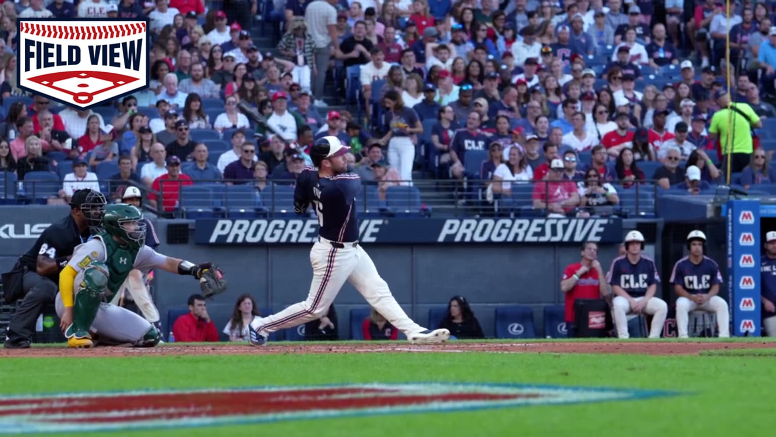 Field View: David Fry's two-run home run | 07/18/2025 | Cleveland Guardians