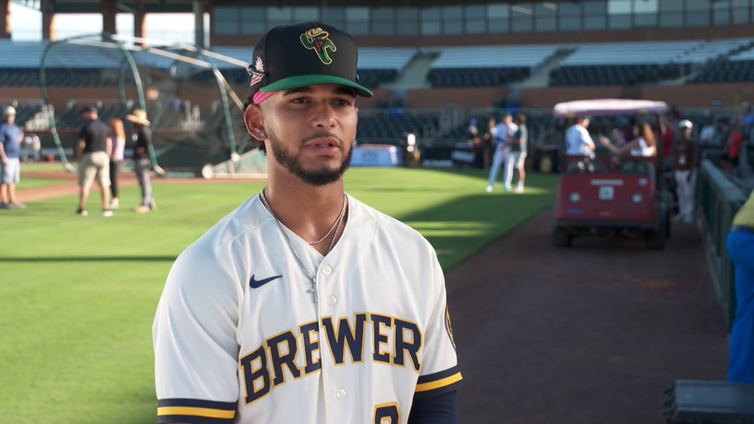 Eric Brown Jr. talks about the Arizona Fall League | 10/06/2023 | MLB.com