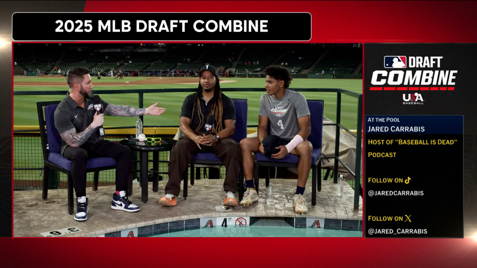 Manny Ramirez Jr. on being able to learn from pros | 06/17/2025 | New ...