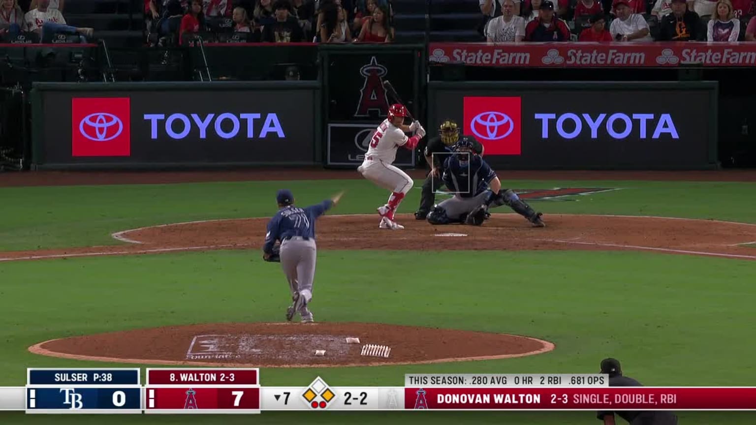 Donovan Walton's RBI single | 13/06/2026 | Los Angels de Los Angeles