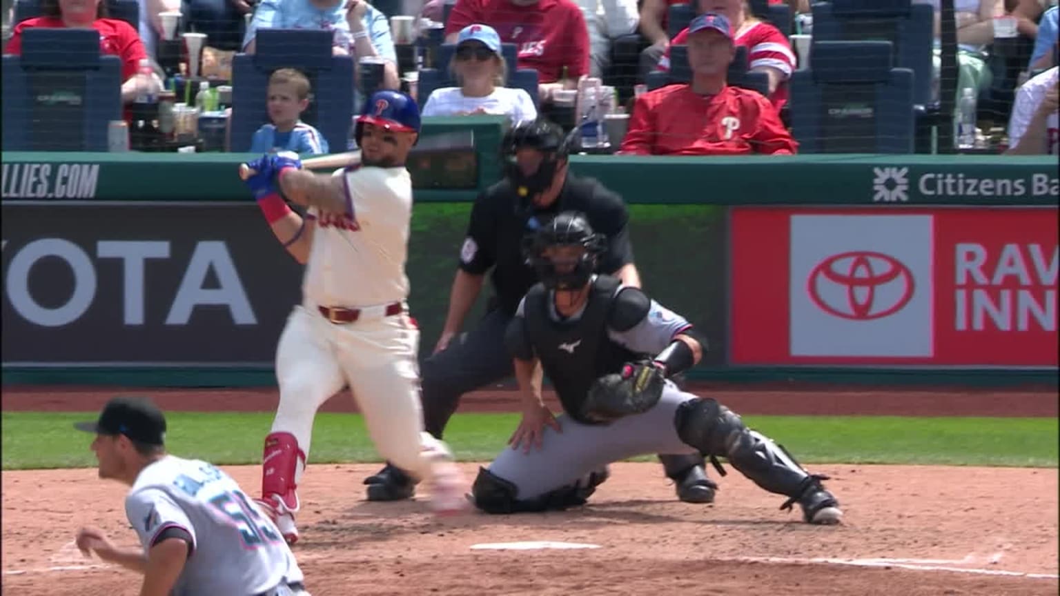 Sencillo remolcador de Marchán por el RF | 20/04/2025 | Los Phillies de ...