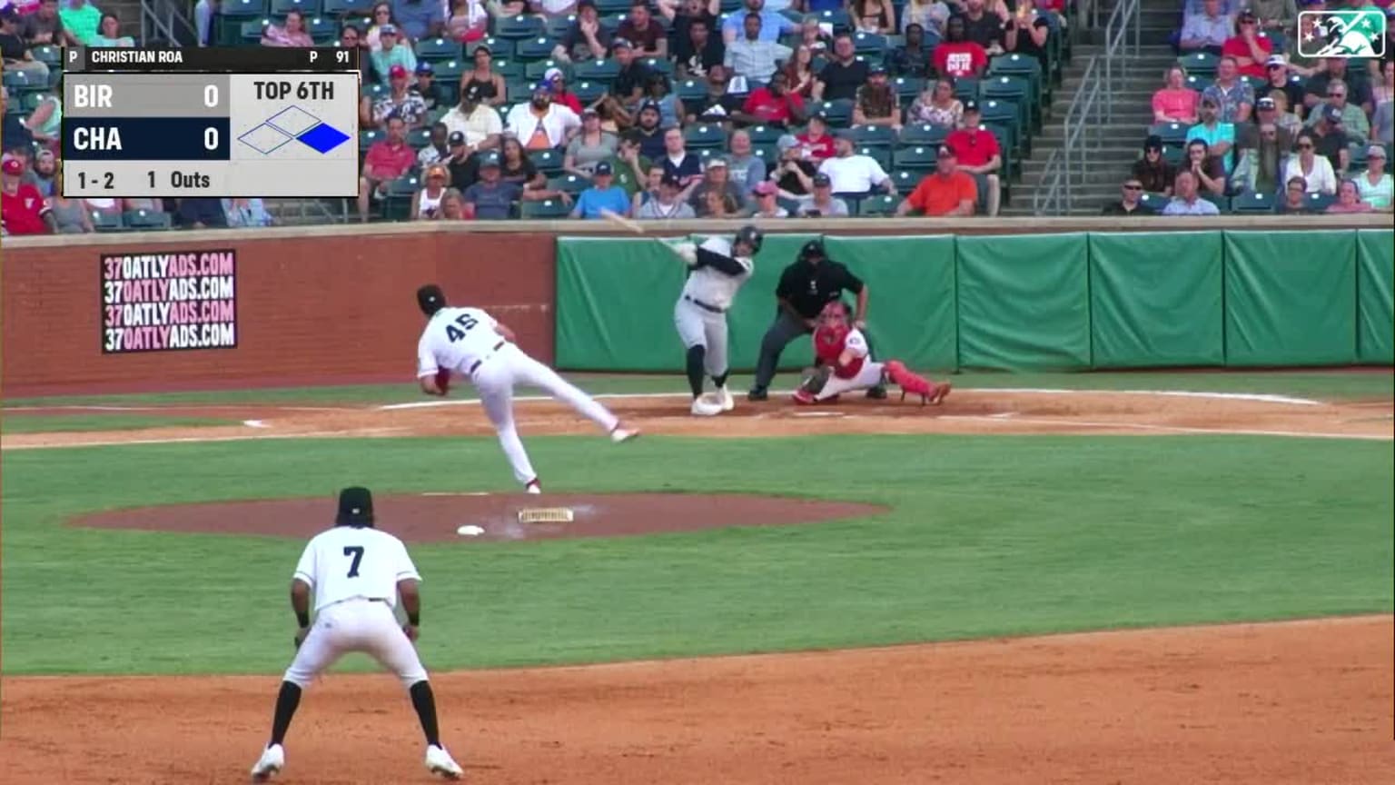 Christian Roa strikes out his seventh batter | 06/11/2023 | Cincinnati Reds