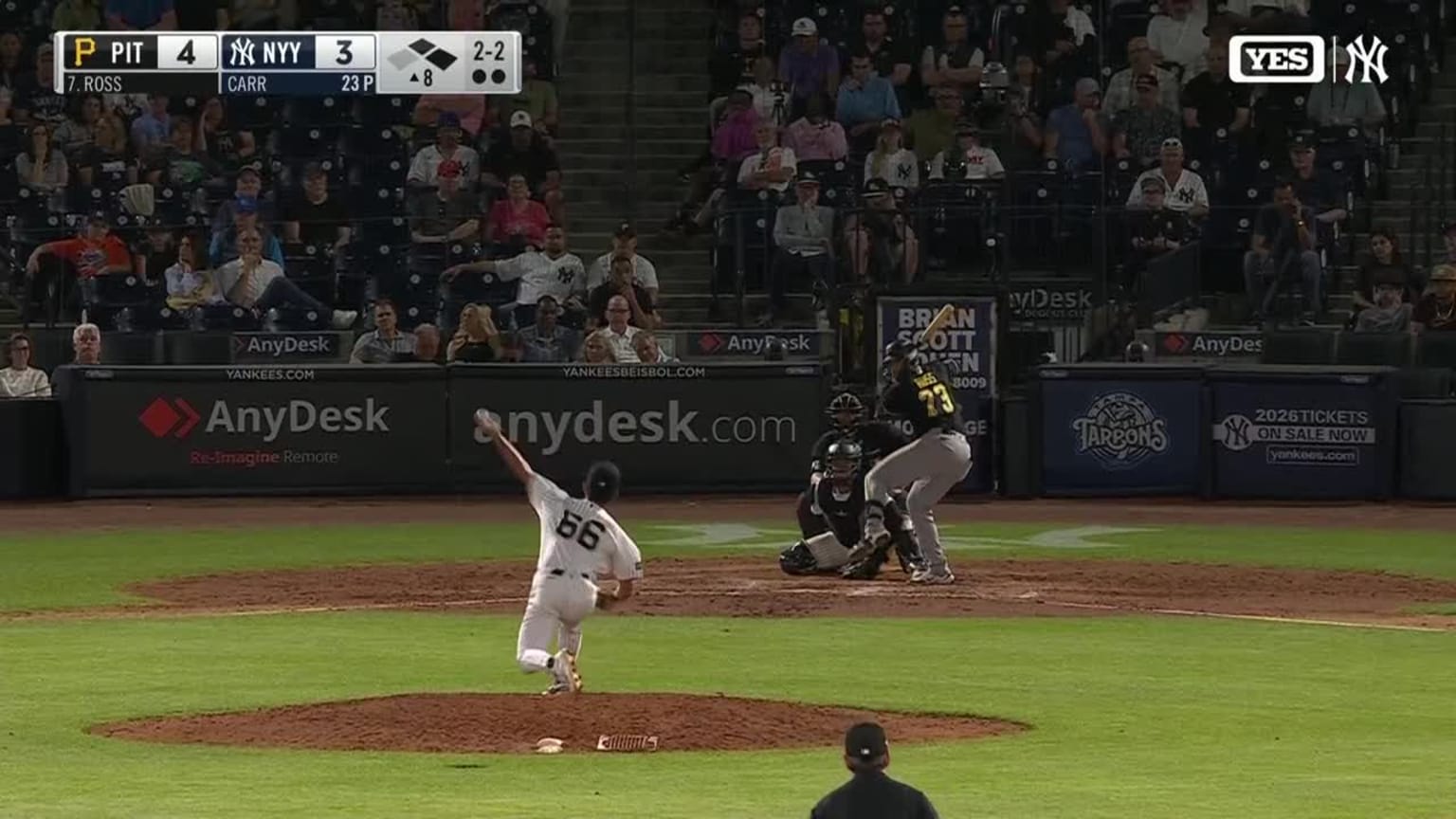 Shawn Ross hits RBI double | 03/09/2026 | Pittsburgh Pirates