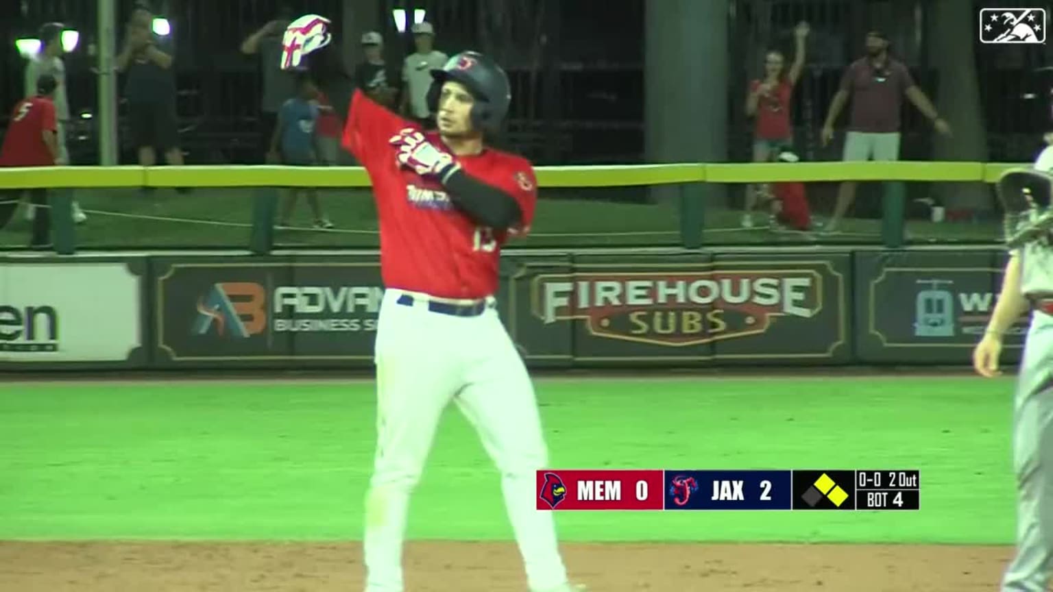 Jacob Amaya hits a two-run double to left field | 06/17/2023 | Miami ...
