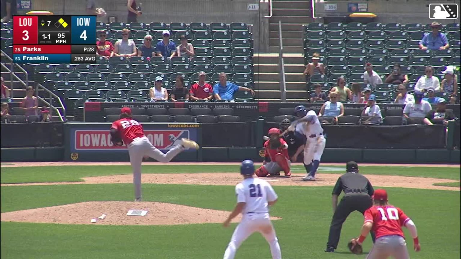Christian Franklin's three-run home run | 06/11/2025 | Chicago Cubs