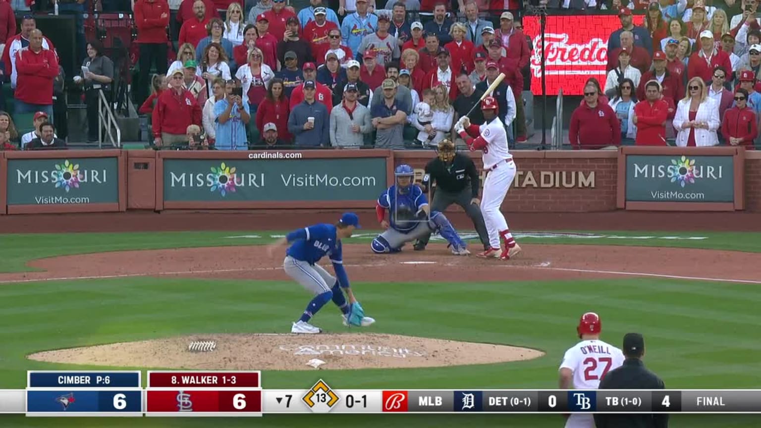 Jordan Walker's RBI groundout | 03/30/2023 | St. Louis Cardinals