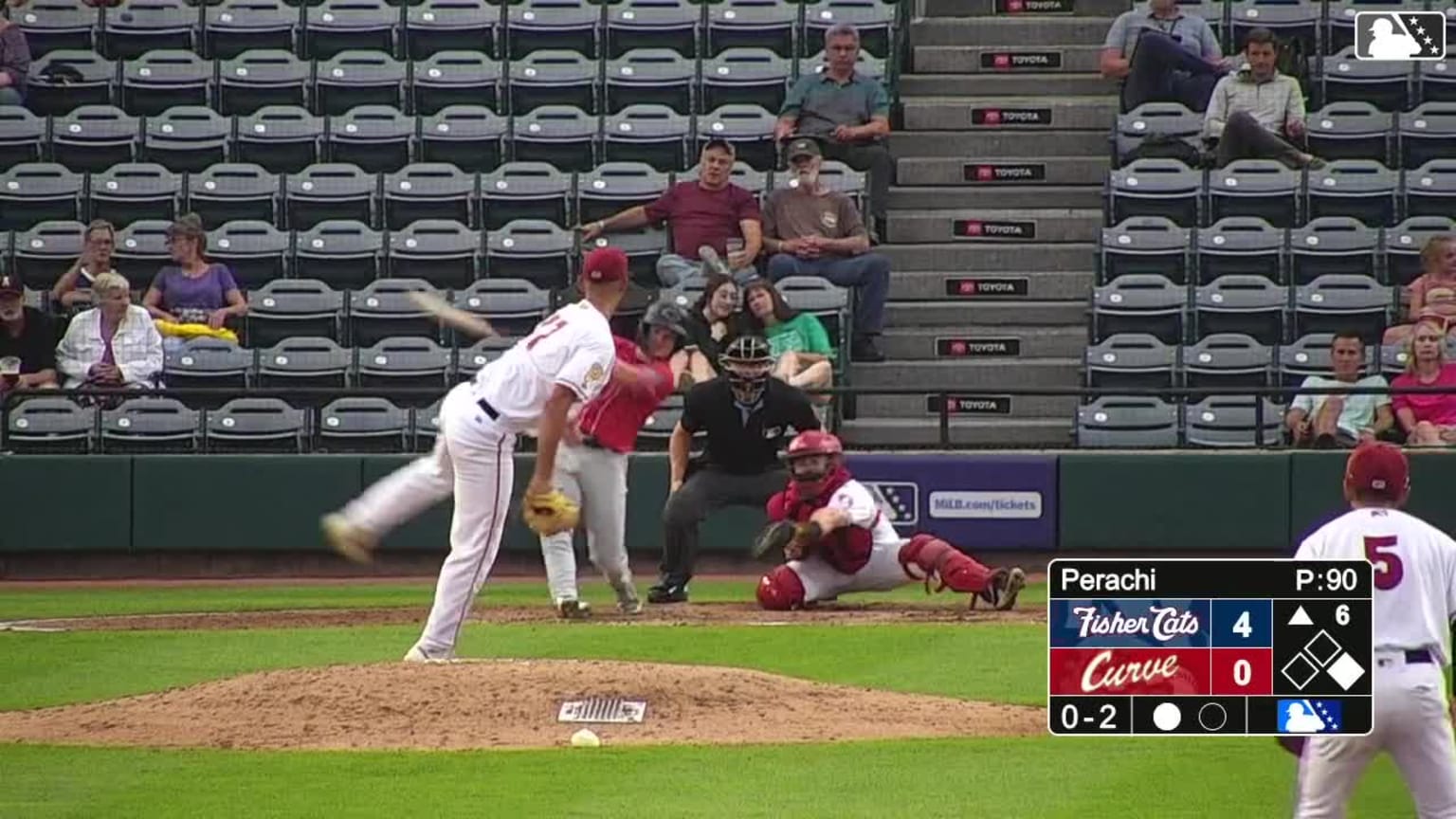 Dominic Perachi's eighth strikeout | 08/30/2024 | Pittsburgh Pirates