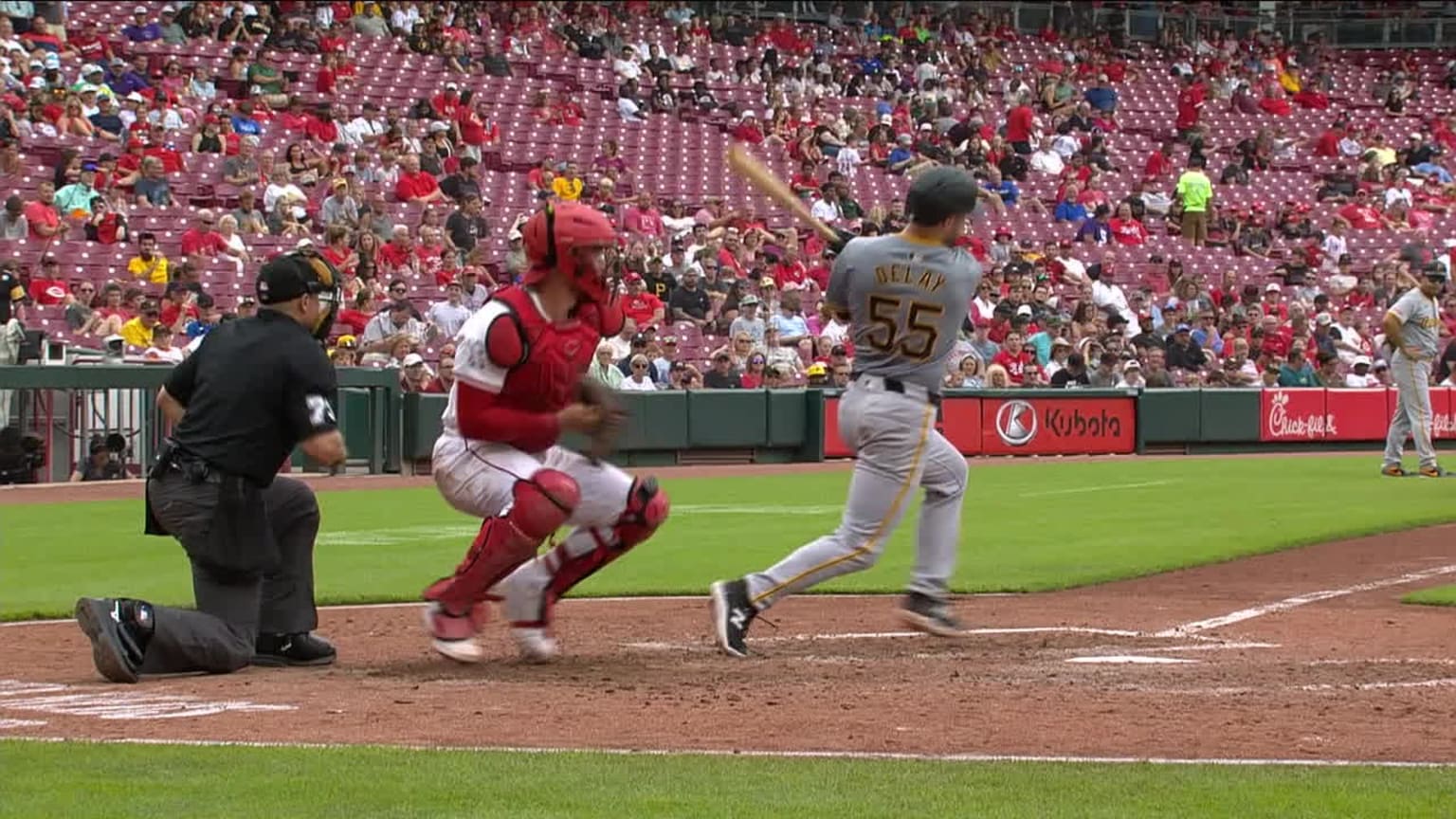 Jason Delay's two-run double | 06/26/2024 | Pittsburgh Pirates