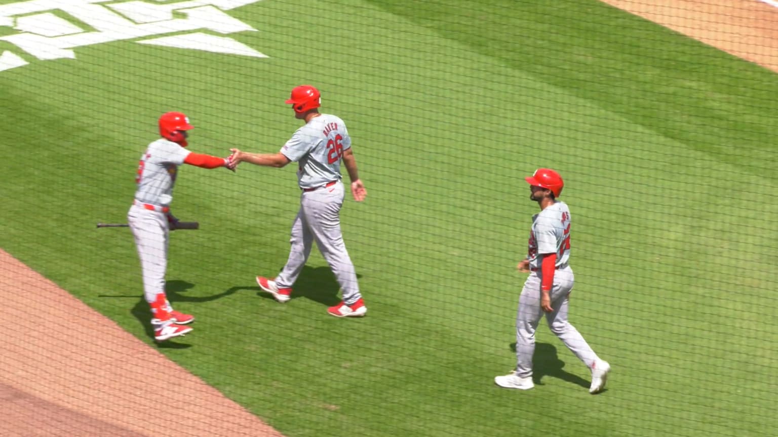 César Prieto lines a three-run double to center field | 03/16/2024 ...