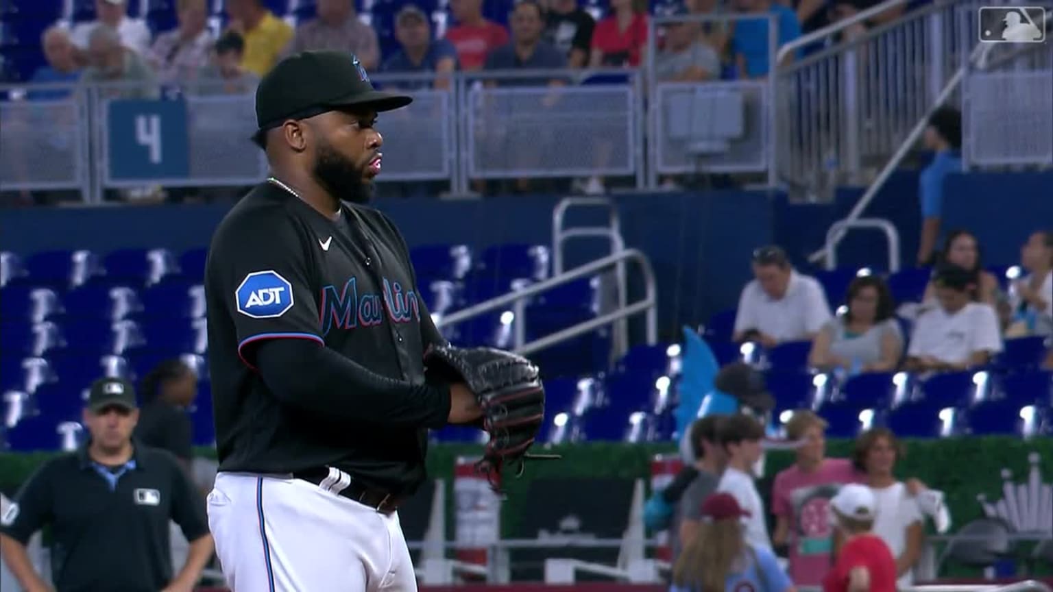 Johnny Cueto strikes out four across 6-plus innings | 08/03/2023 | Miami Marlins
