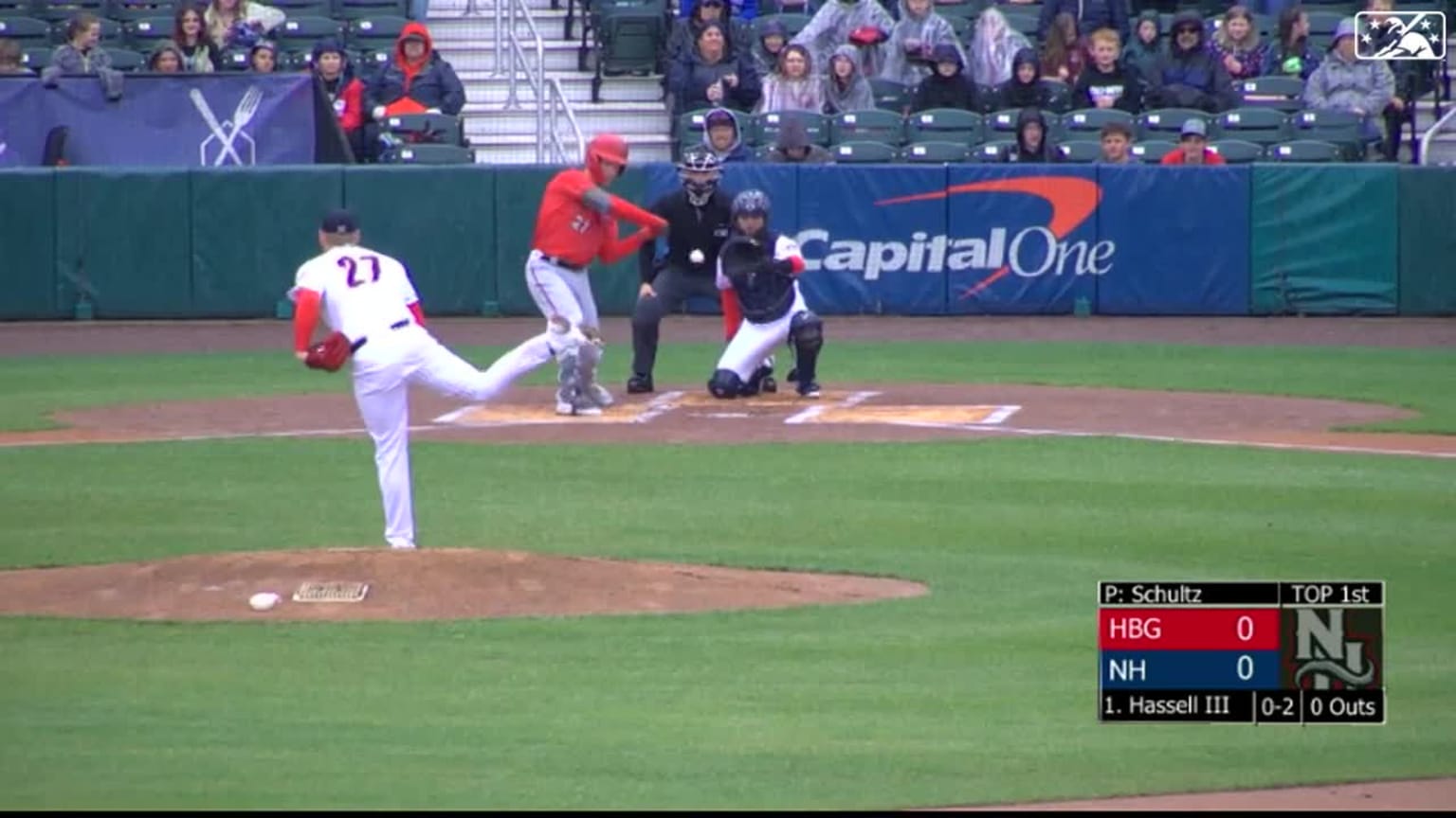 Robert Hassell III lines a double in his first at-bat | 05/03/2023 ...