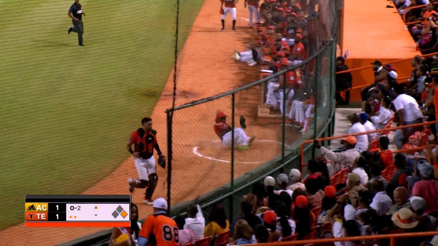 Yermín Mercedes runs to foul territory for the out | 10/20/2023 | MLB.com
