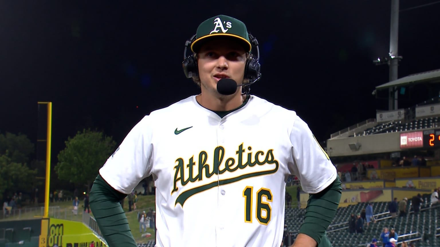 Nick Kurtz on his MLB debut, first hit and RBI | 04/23/2025 | Athletics