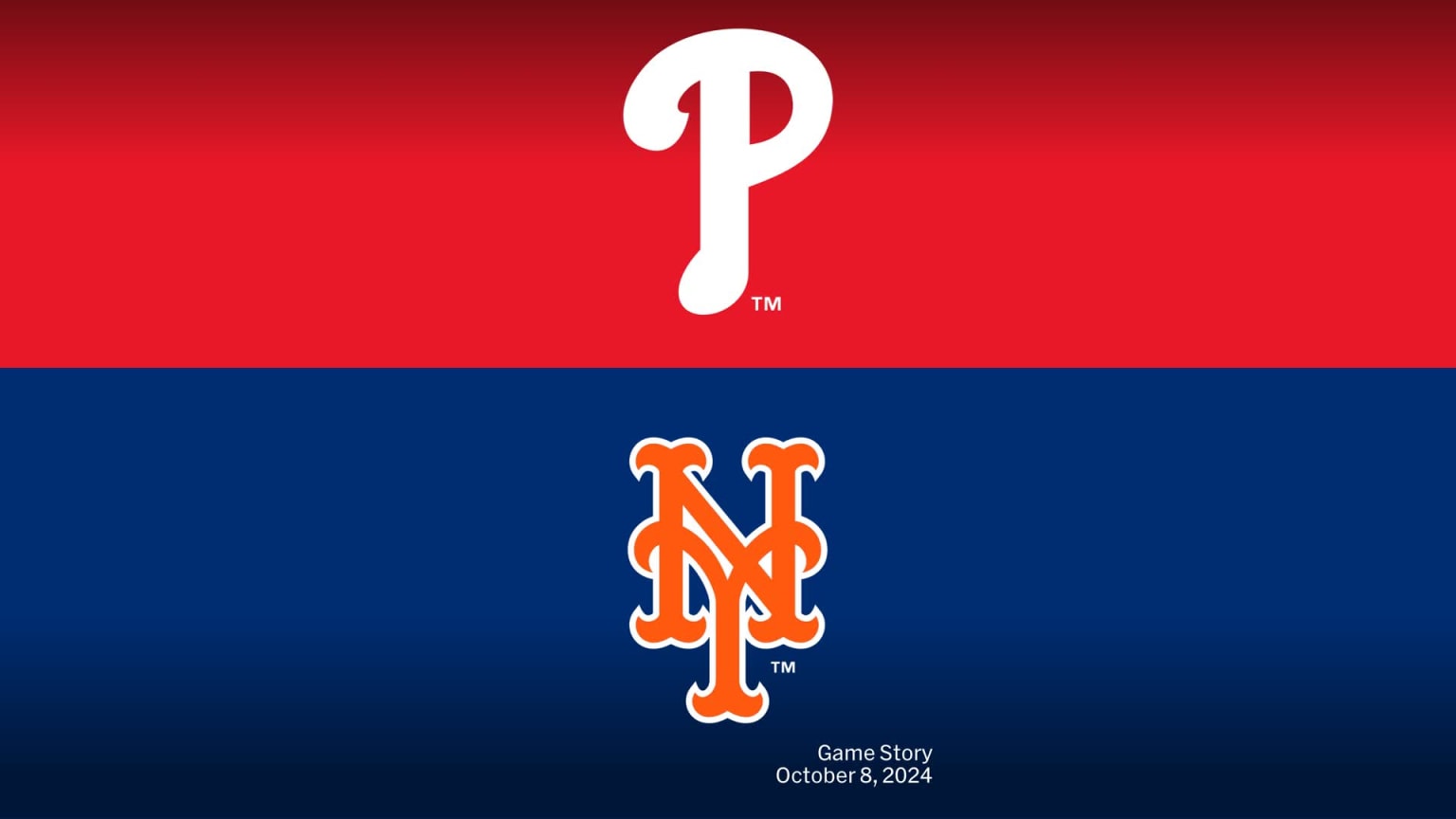Phillies at Mets - October 8, 2024: Title Slate | 10/06/2024 | MLB.com