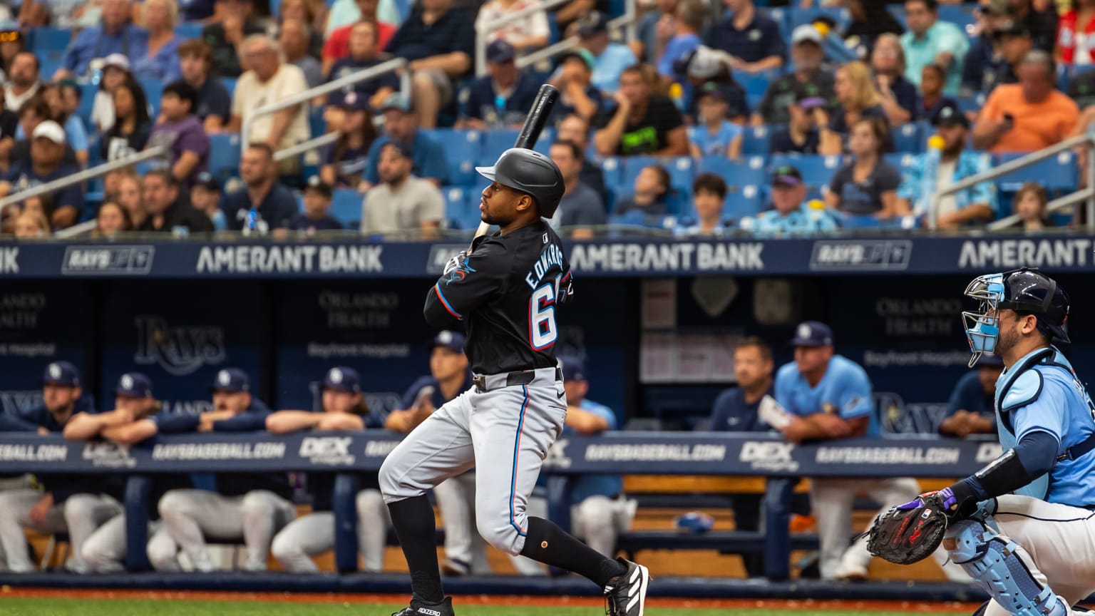 Xavier Edwards' two-run single | 07/31/2024 | Miami Marlins