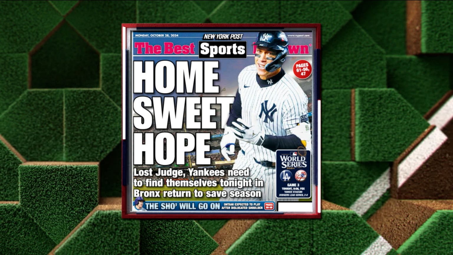Looking at the morning papers for World Series Game 3 | 10/28/2024 ...