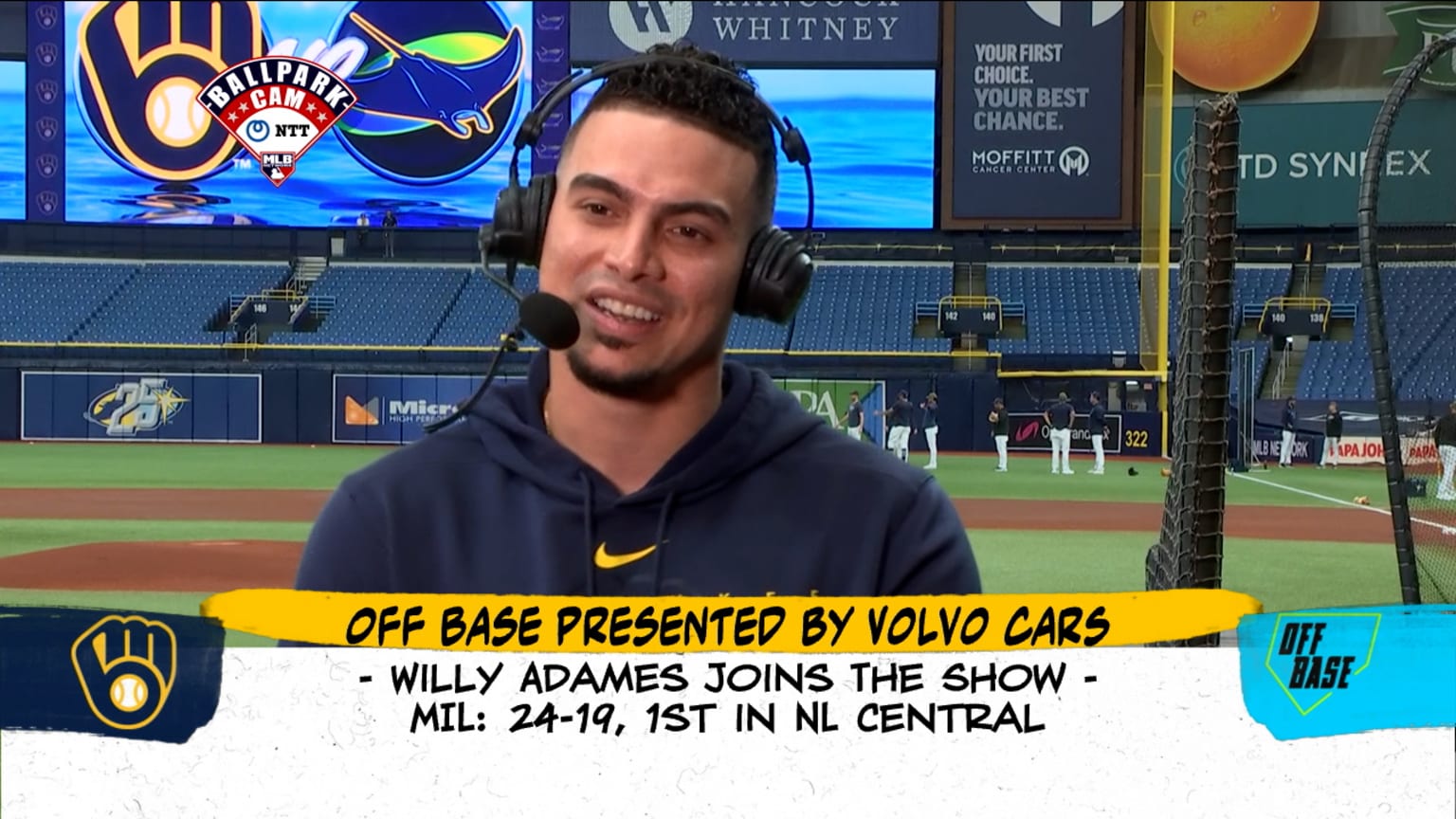 Brewers' Willy Adames joins Off Base | 05/19/2023 | Milwaukee Brewers