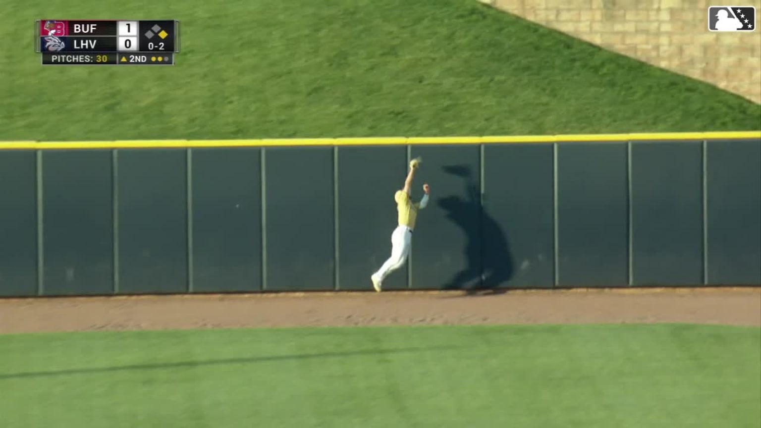 Cal Stevenson makes a leaping grab at the wall | 06/07/2024 ...
