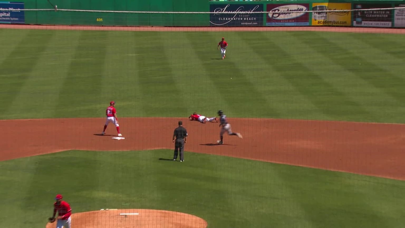 Sam Hilliard hits an RBI single to center field | 03/14/2023 | Atlanta ...