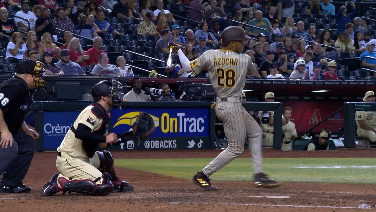 Jose Azocar singles to center field to score Bell | 09/16/2022 | San ...