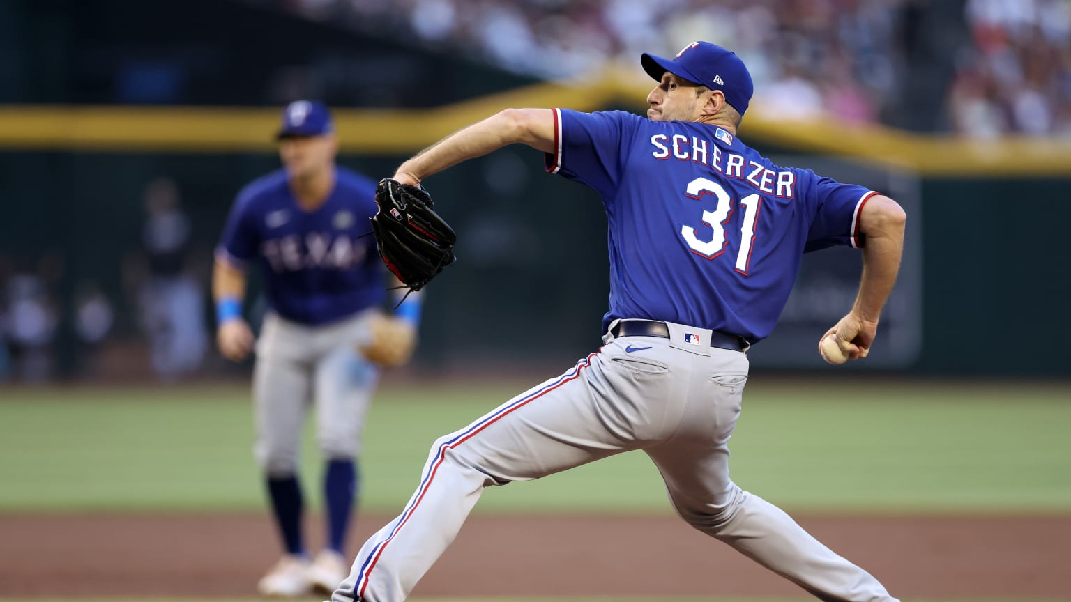 Max Scherzer tosses three scoreless innings in Game 3 | 10/30/2023 | Texas Rangers