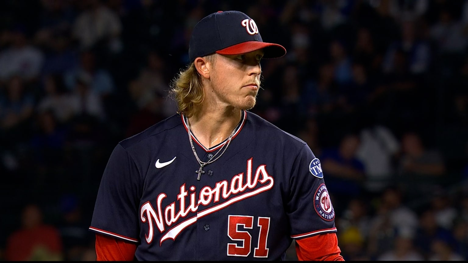 Jordan Weems strikes out Nico Hoerner | 07/19/2023 | Washington Nationals