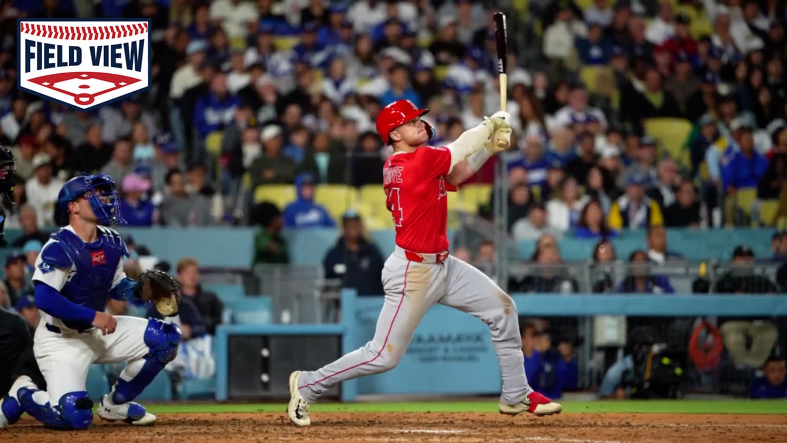 Field View: Logan O'Hoppe's go-ahead home run | 05/17/2025 | Los ...