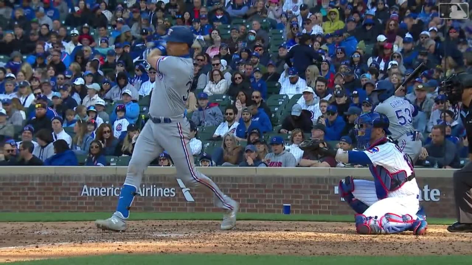 Nathaniel Lowe hits an RBI single in the 7th inning | 04/08/2023 ...