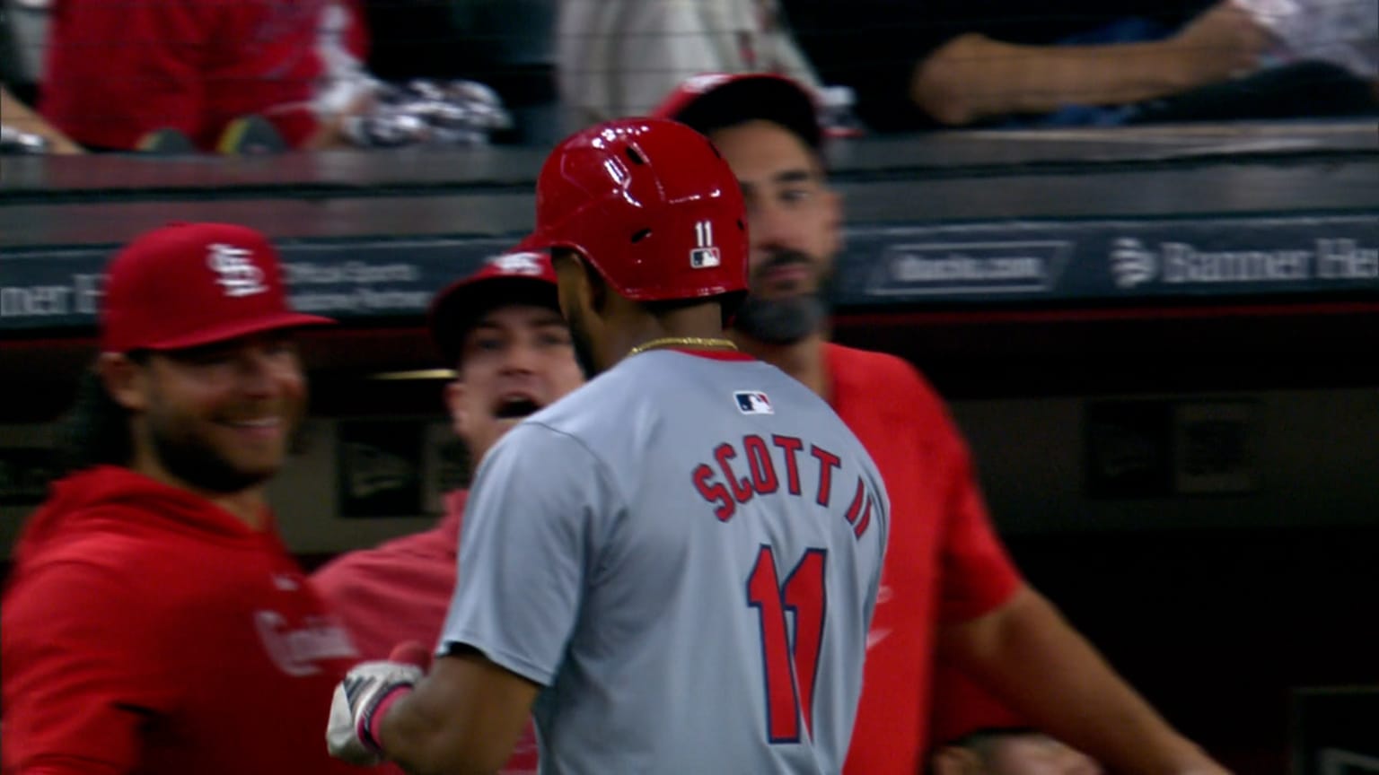 Victor Scott II's sacrifice fly | 04/12/2024 | St. Louis Cardinals