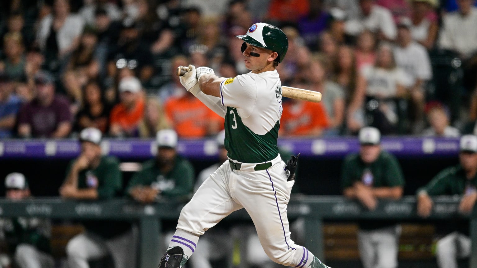 Drew Romo drives in Jordan Beck | 08/31/2024 | Colorado Rockies