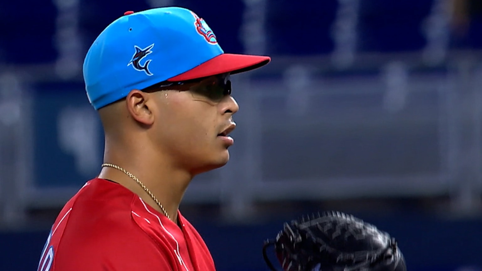 Luzardo strikes out William Contreras in the 1st | 09/23/2023 | Miami Marlins