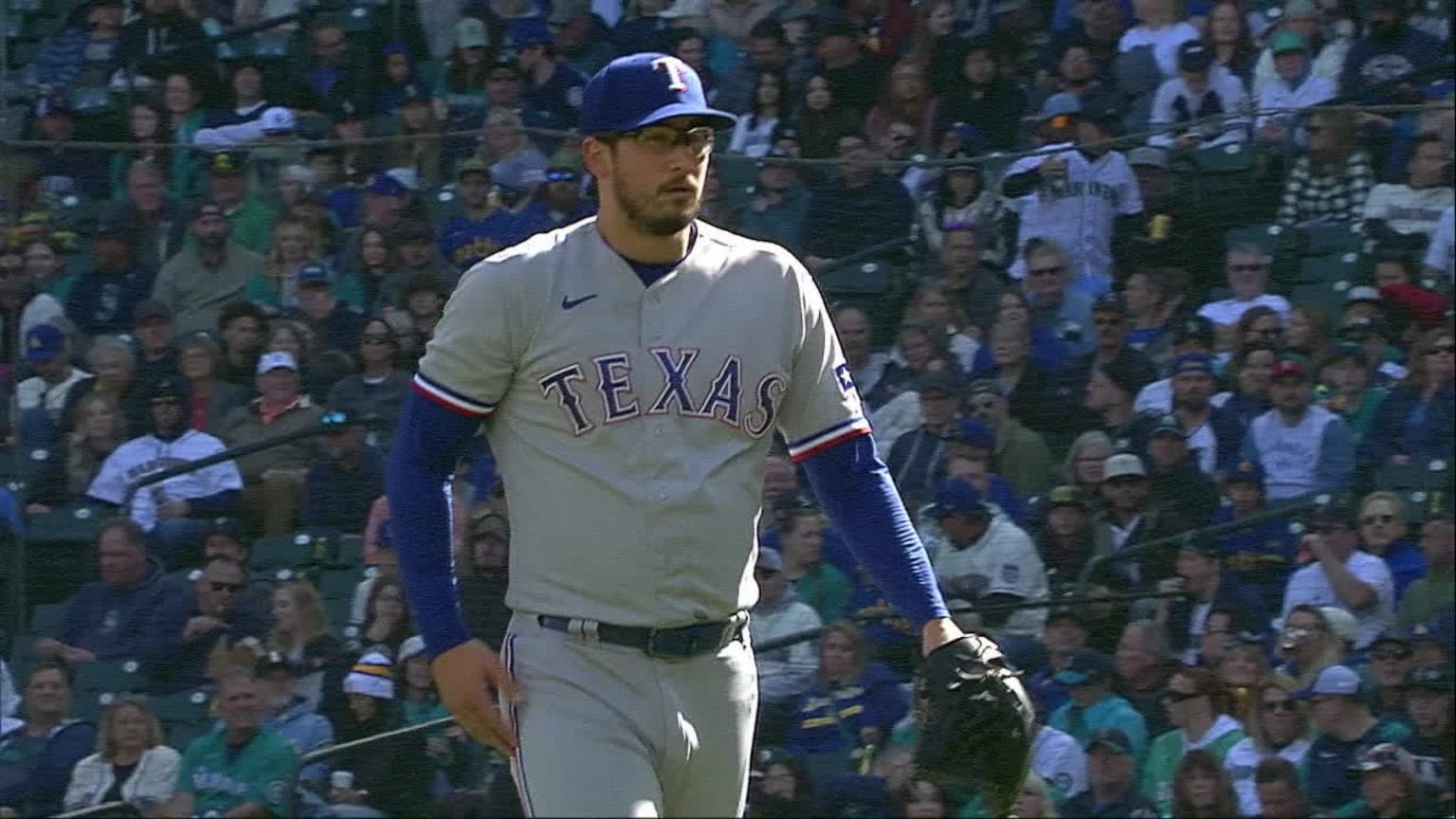 Dane Dunning fans four batters over 3 1/3 innings | 10/01/2023 | Texas ...