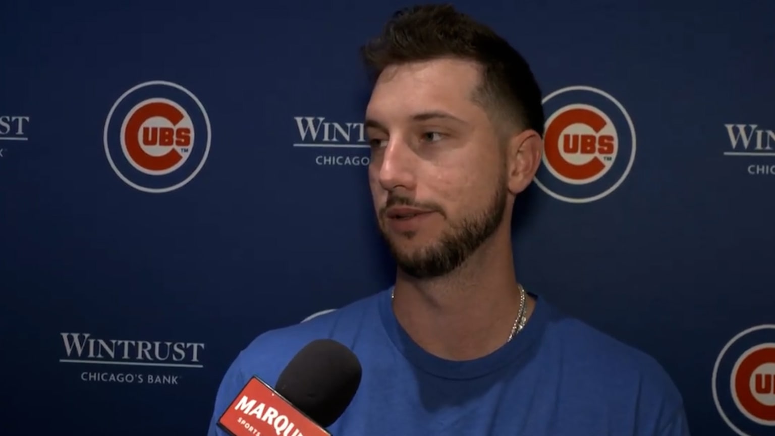 Kyle Tucker gives update on his calf strain | 09/09/2025 | Chicago Cubs