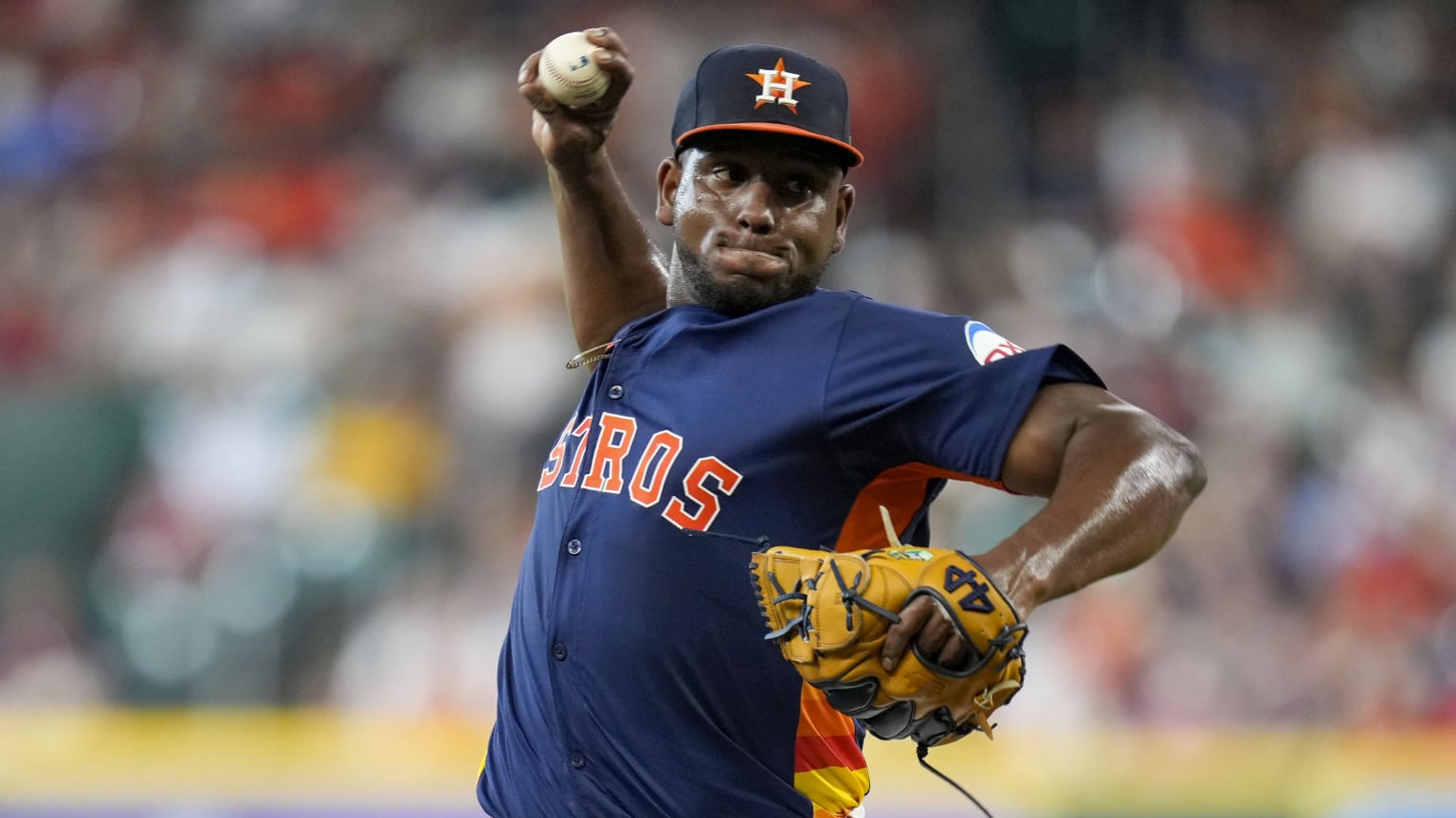 Ronel Blanco K's Wyatt Langford | 07/14/2024 | Houston Astros