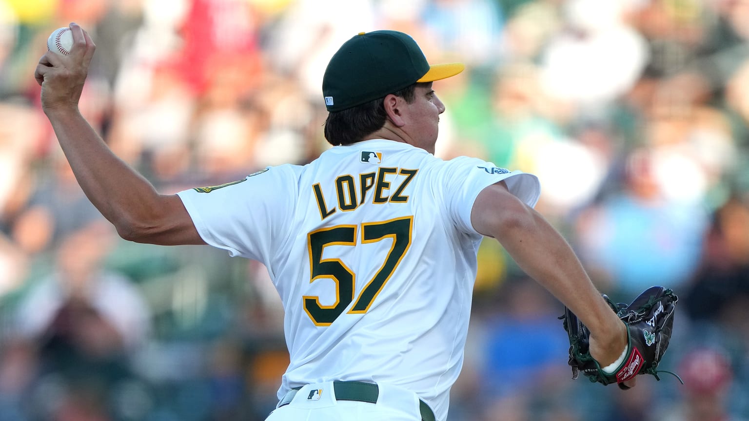 Jacob Lopez strikes out eight over seven innings | 05/23/2025 | Athletics