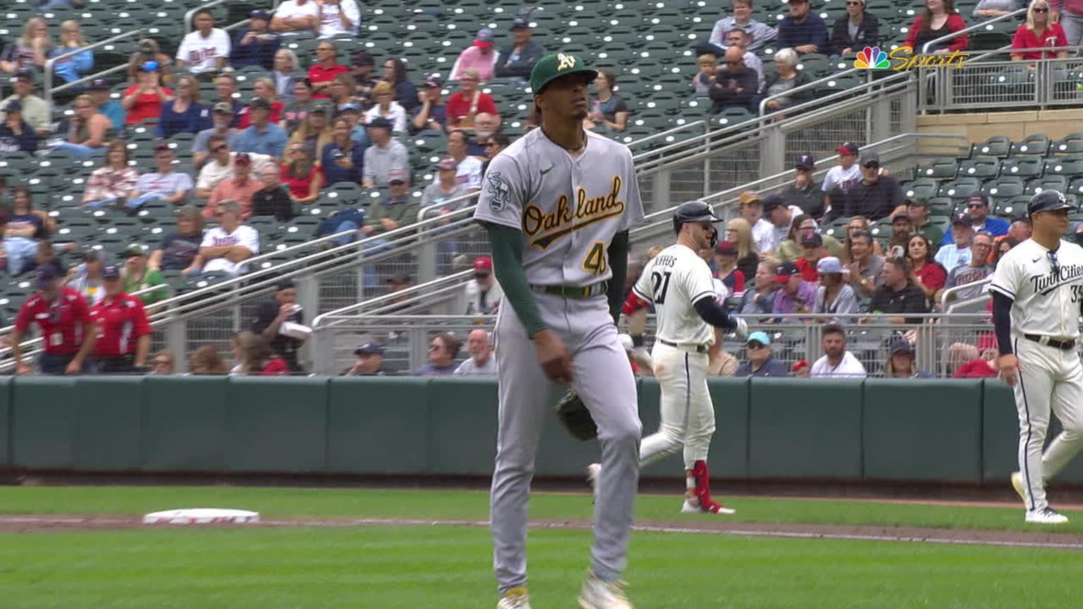 Luis Medina K's four through 6 innings | 09/28/2023 | Athletics