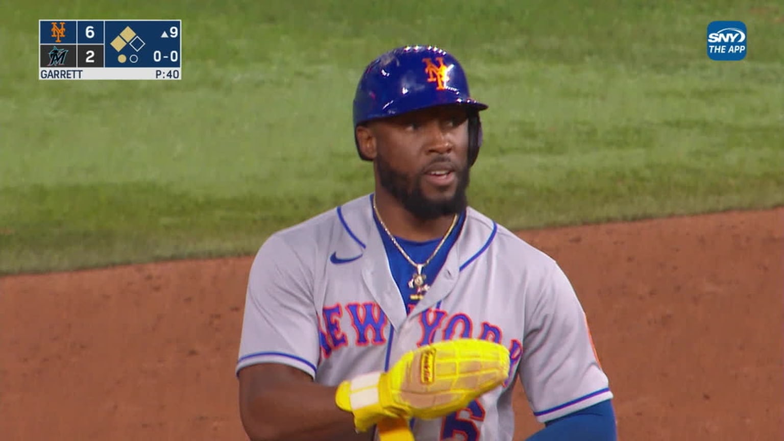 Starling Marte's RBI ground-rule-double | 04/01/2023 | New York Mets