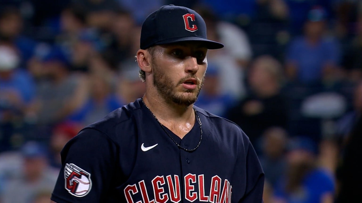 Trevor Stephan fans MJ Melendez in the 7th | 09/07/2022 | Cleveland ...
