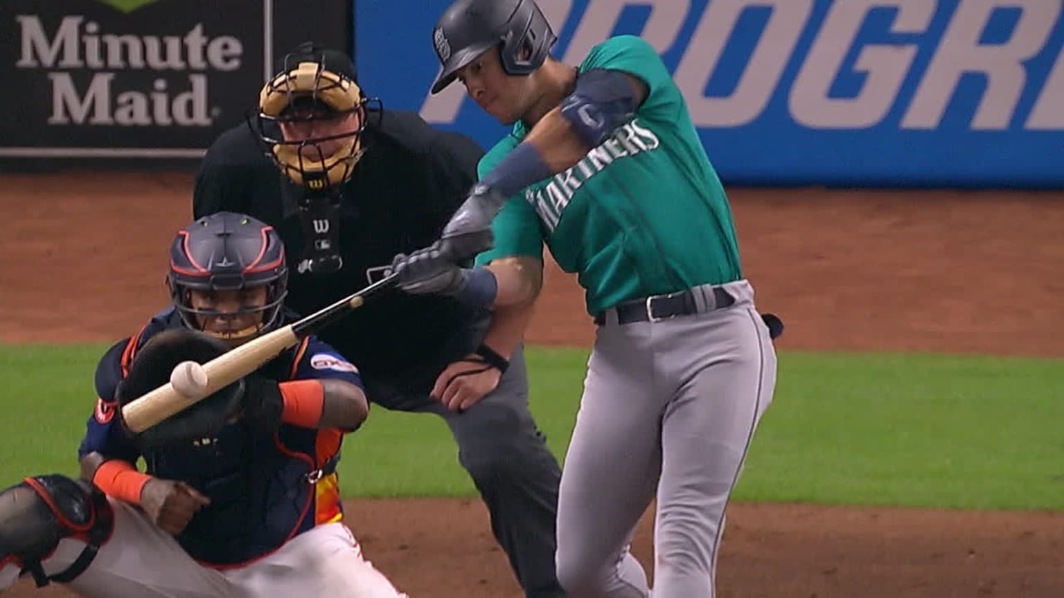 Dylan Moore launches a two-run homer to right-center | 08/19/2023 ...