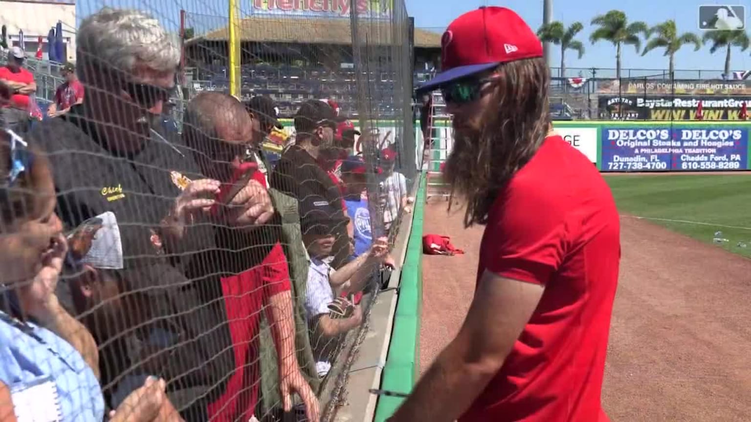 Brandon Marsh has a memorable moment with a fan | 03/27/2023 ...