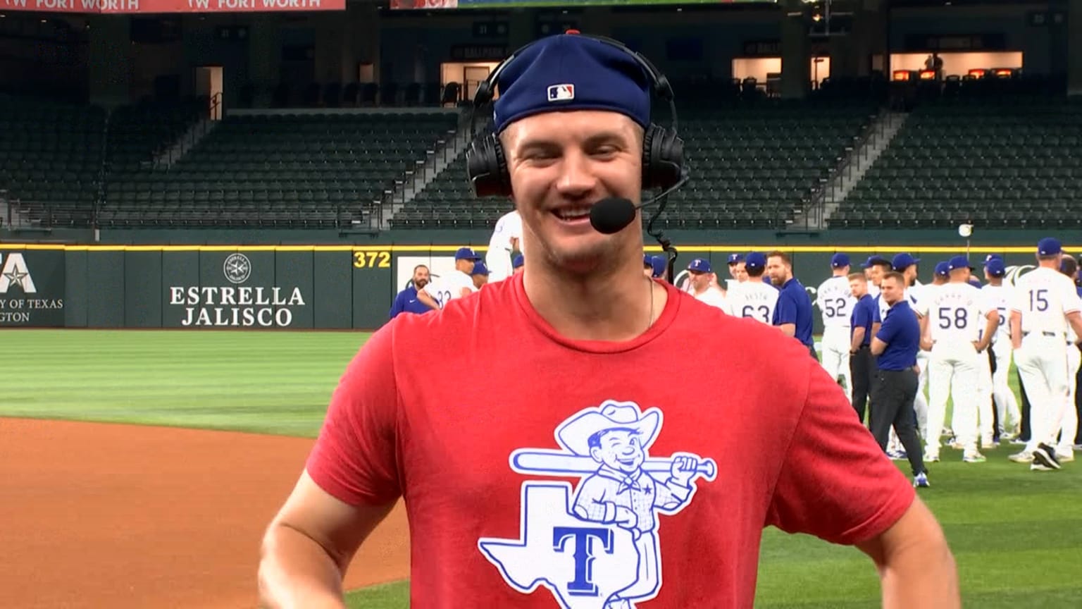 Chatting Practice with Josh Jung | 09/03/2024 | Texas Rangers