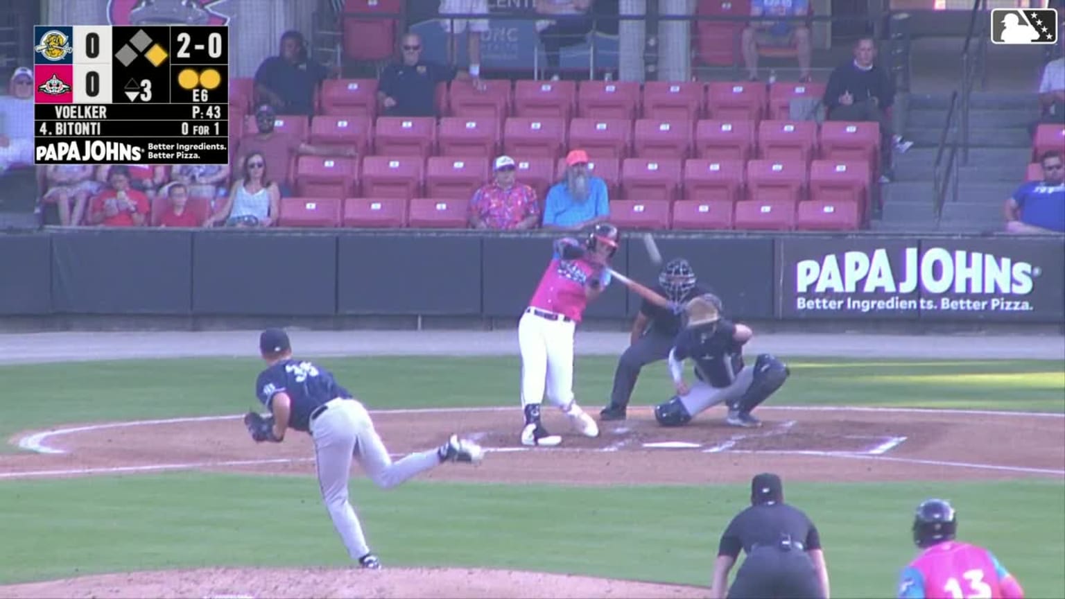 Eric Bitonti's fifth homer in three games | 06/04/2025 | Milwaukee Brewers