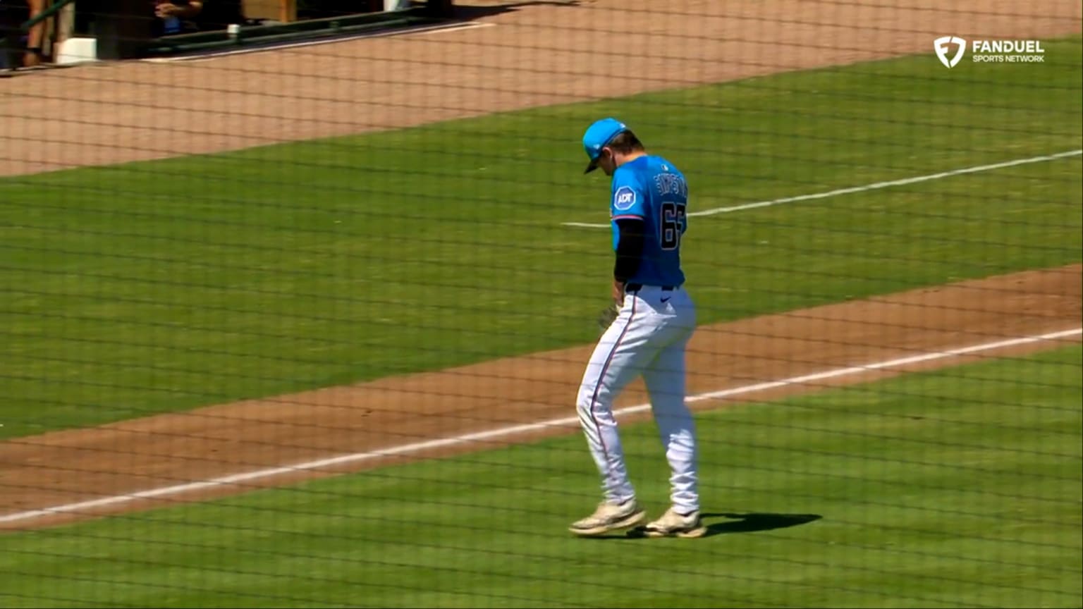 Josh Simpson strikes out Jake Meyers | 03/20/2025 | Miami Marlins