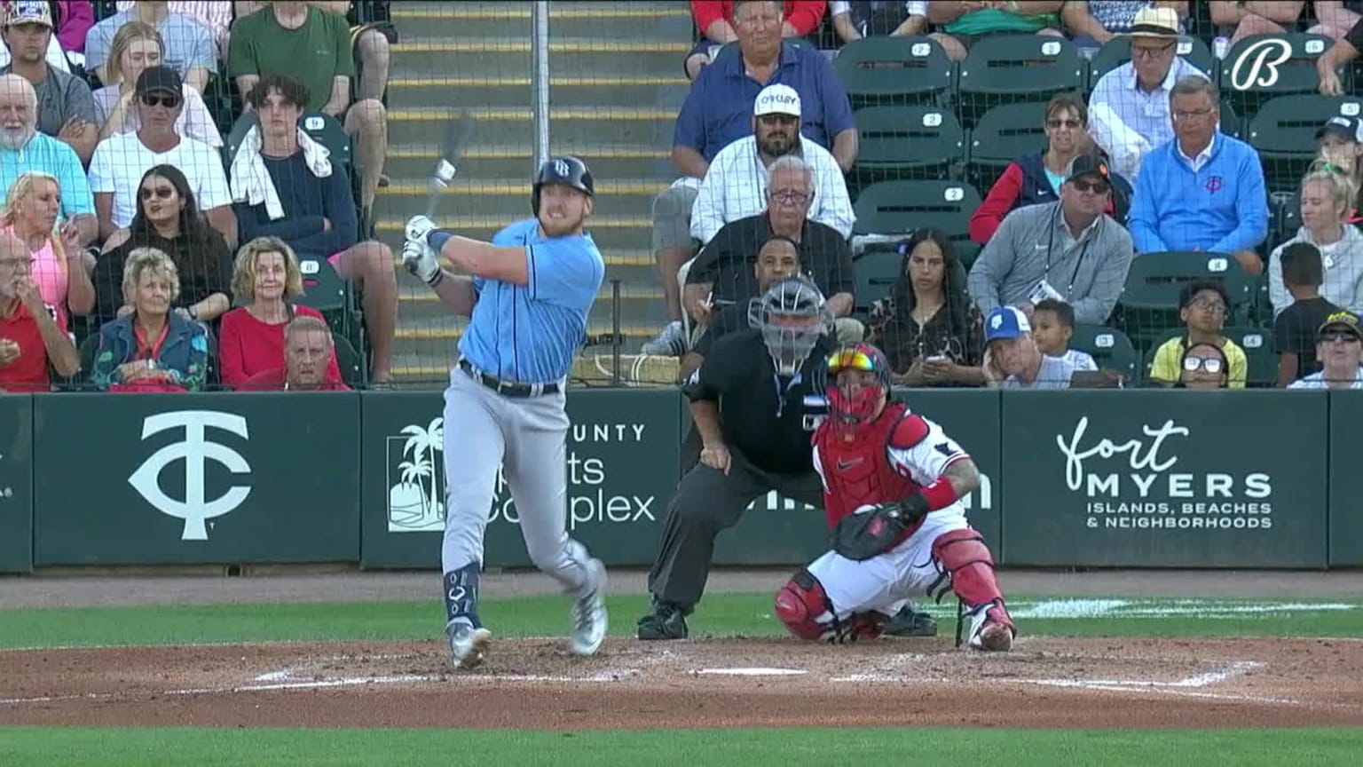 Raley launches a solo home run to right-center | 03/21/2023 | Tampa Bay ...