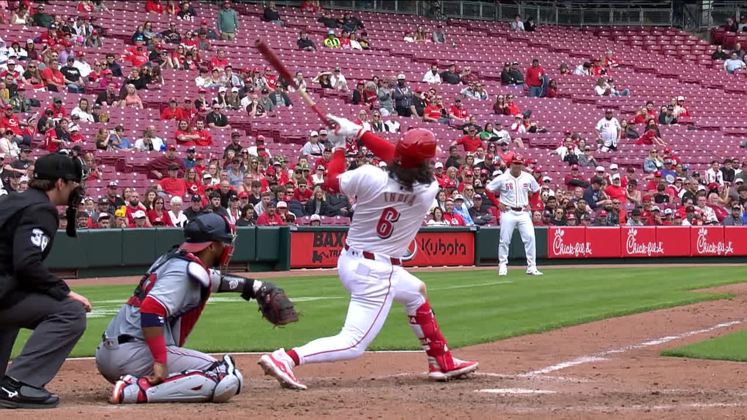 Jonathan India's double in the 9th | 03/31/2024 | Cincinnati Reds