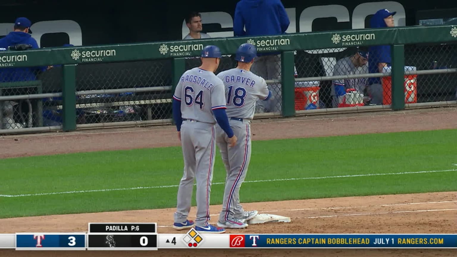 Mitch Garver drives home Nathaniel Lowe in the 4th | 06/19/2023 | Texas ...