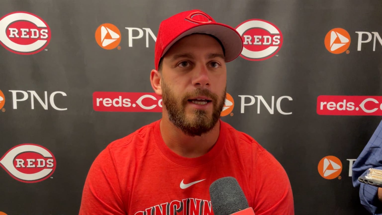 Sam Moll talks being traded to the Reds | 08/01/2023 | Cincinnati Reds